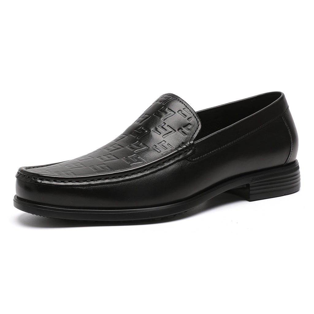 Men's Black Calfskin Modern Moccasin Venetian Loafer